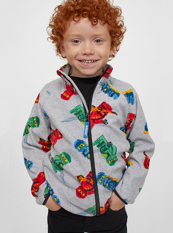 Кофта флисовая для мальчика 7589 H&M 110-116 см Серый 54887 – в интернет-магазине ROZETKA ...