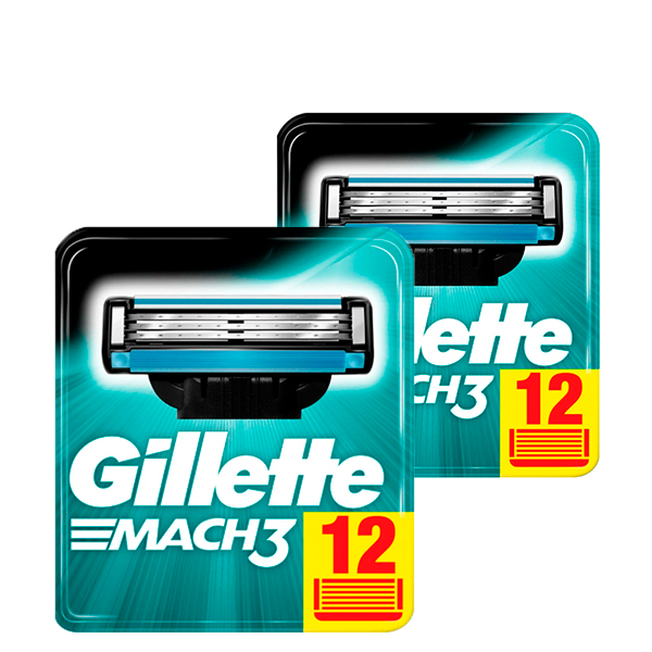 Gillette Mach3 лезвия (сменные кассеты) New 24 шт. – низкие цены ...