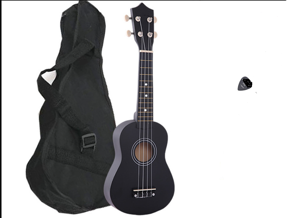 Укулеле Чорна з Чохлом та Медіатором Angel Of Music фото відгуки характеристики в інтернет