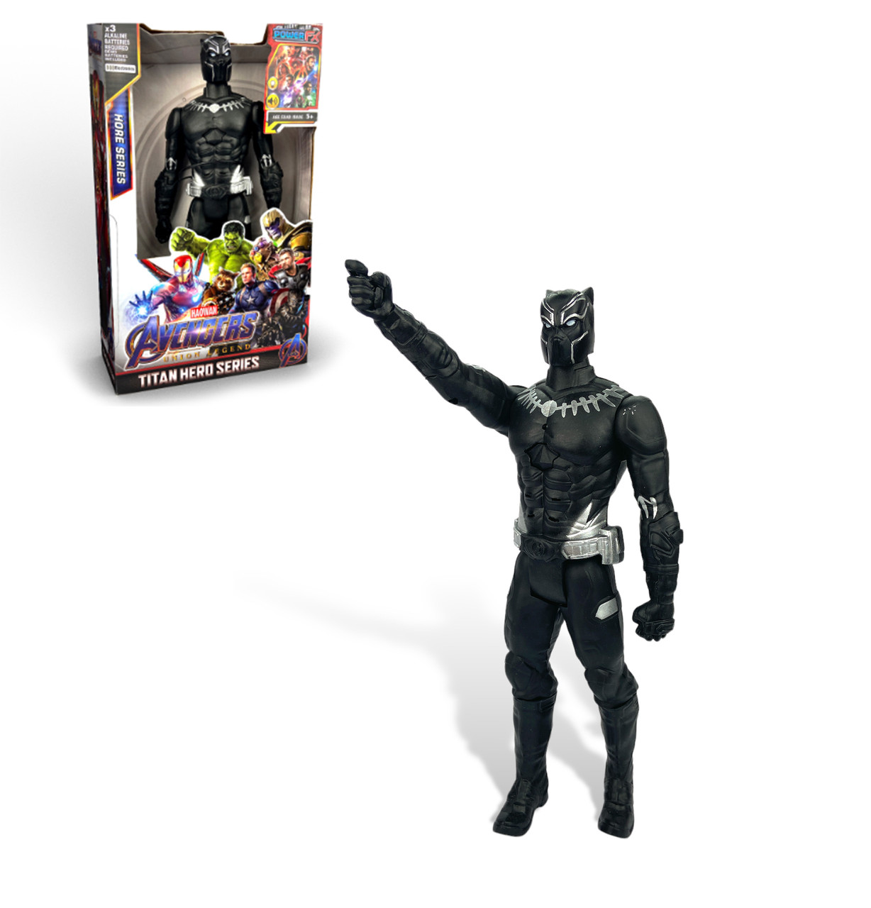 Фигурка Черная Пантера Black Panther " Супергерой. Мстители " 30см со ...