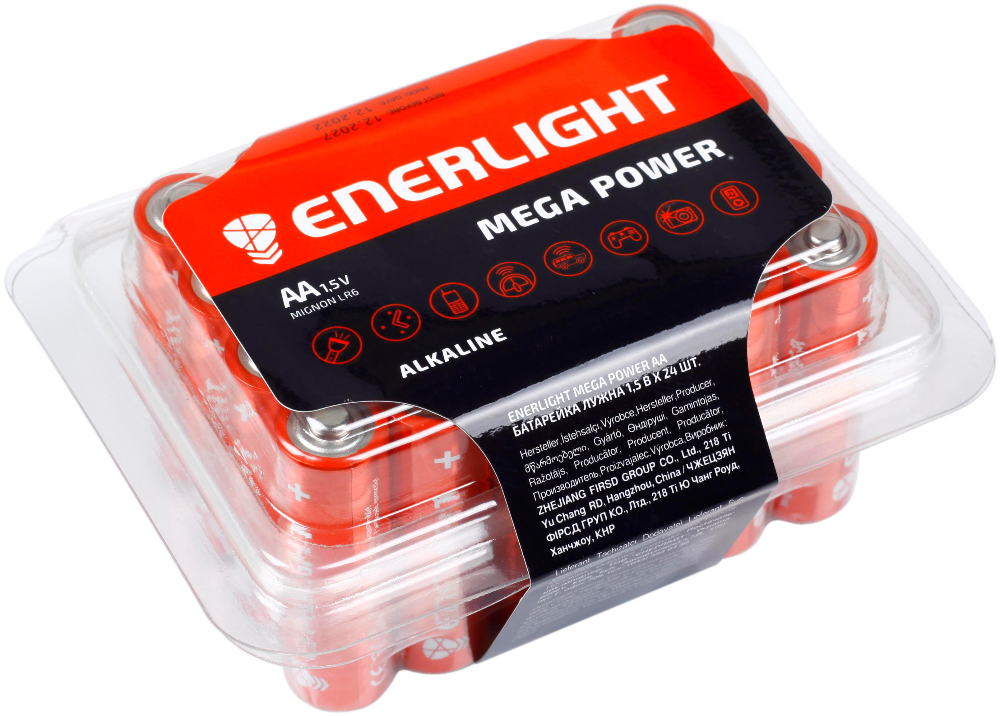 Батарейка Enerlight Mega Power AA Box 24 шт (90060324) – фото, відгуки ...