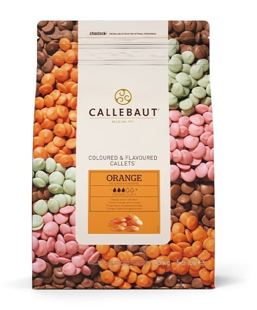 Бельгийский Оранжевый шоколад со вкусом апельсина Barry Callebaut 2,5 ...