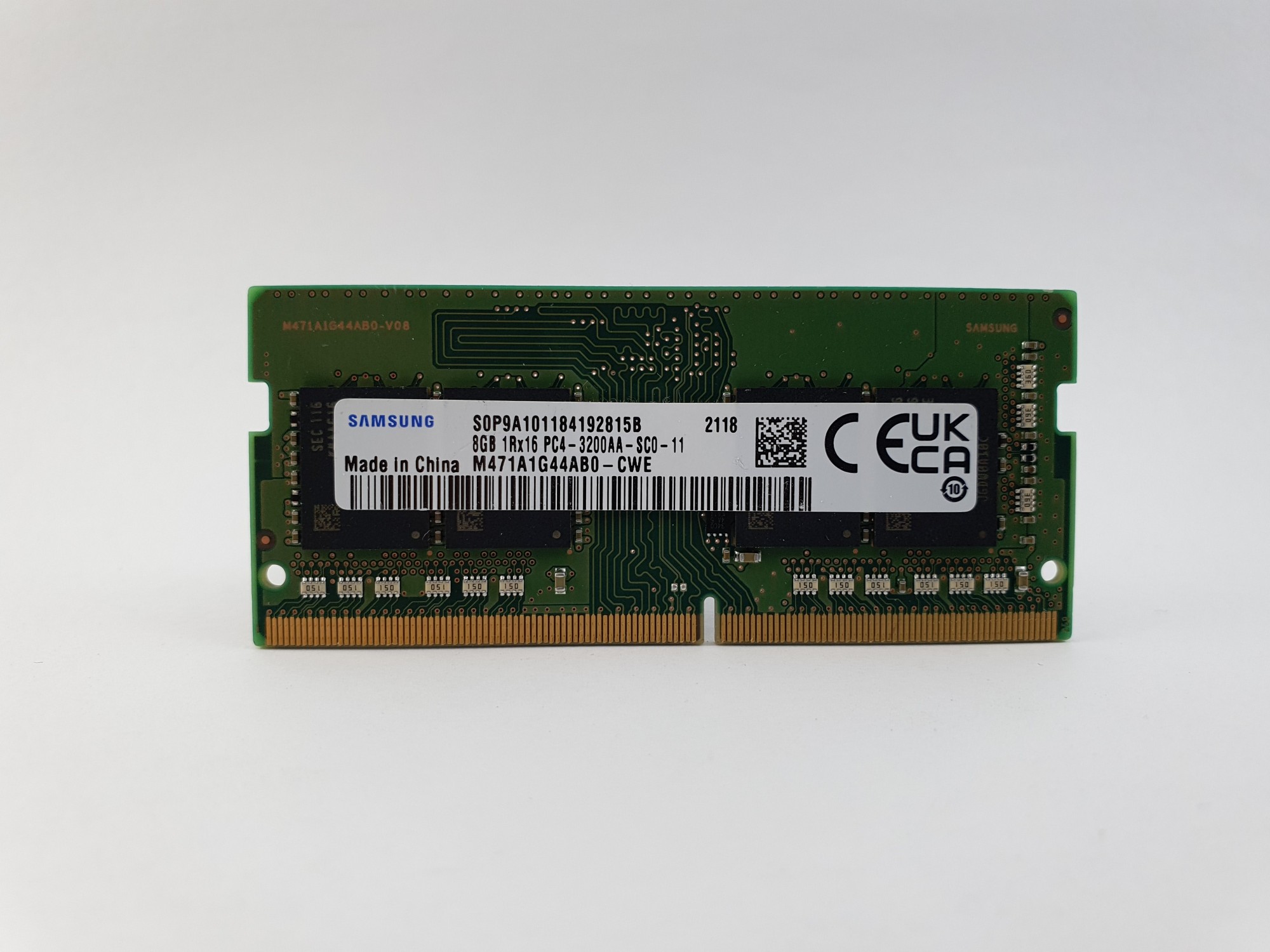 Оперативная память для ноутбука SODIMM Samsung DDR4 8Gb PC4-3200AA ...
