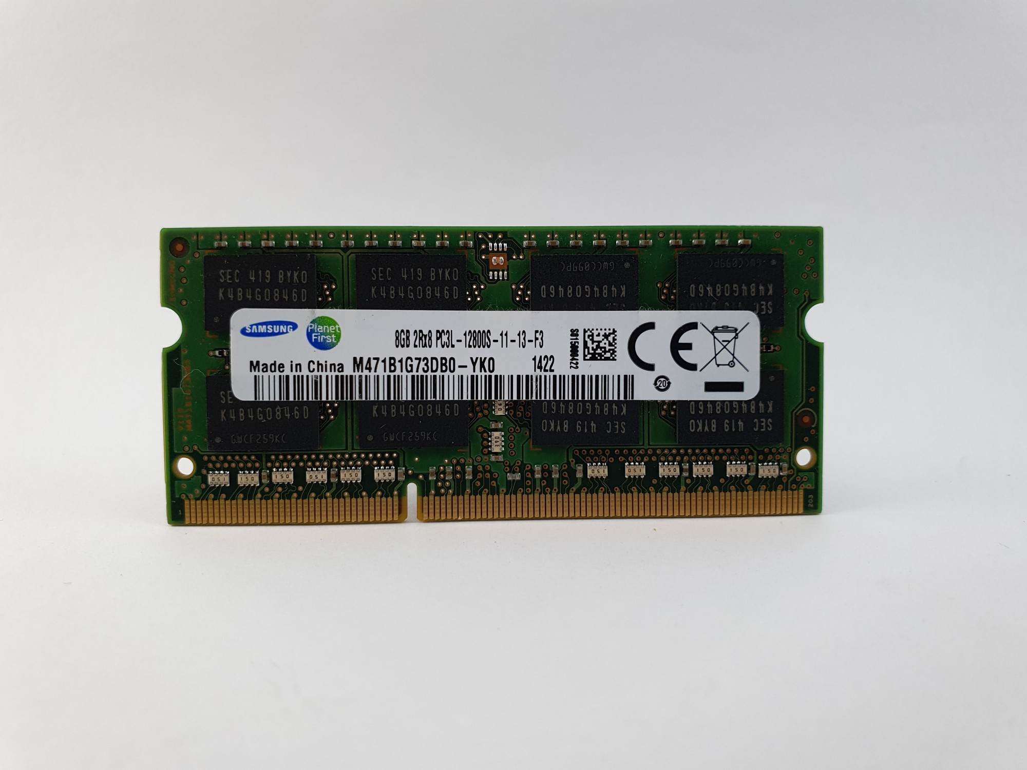Оперативная память для ноутбука SODIMM Samsung DDR3L 8Gb 1600MHz PC3L ...