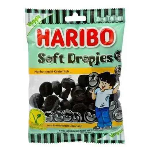 Лакричні желейки Haribo Soft Dropjes 175g (2677) – купити в Україні ...