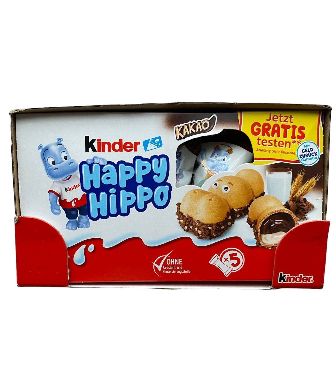 Кіндер Happy Hippo какао 10 упаковок х 103,5 g – ROZETKA. Купити Кіндер ...