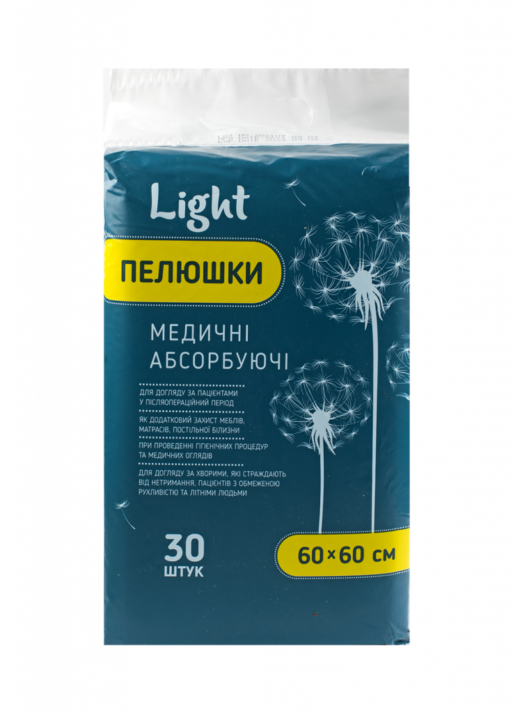 Пеленки одноразовые Light 60х60 30 шт – фото, отзывы, характеристики в ...