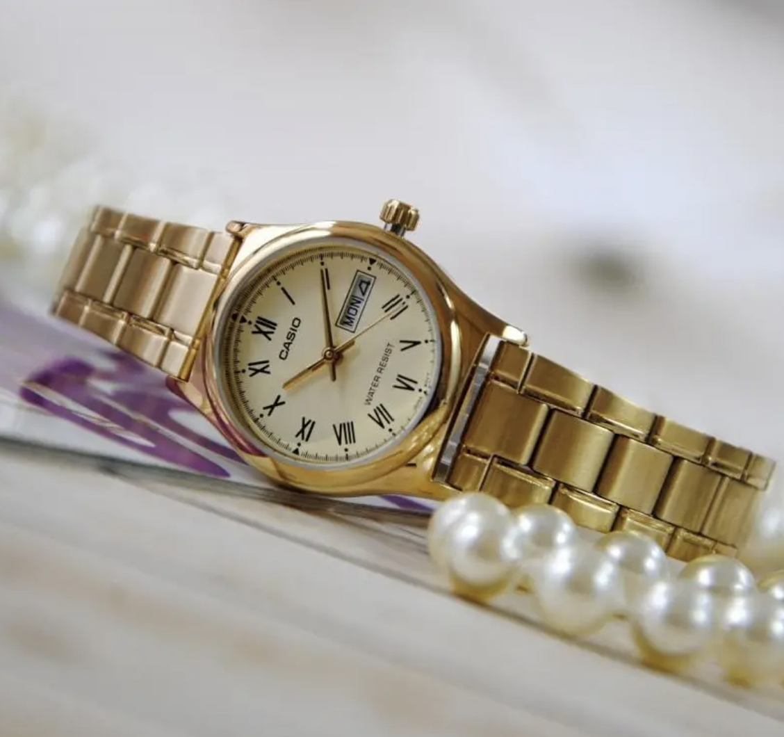Женские красивые часы Casio LTP-V006G-9BUDF Золотистые – низкие цены ...