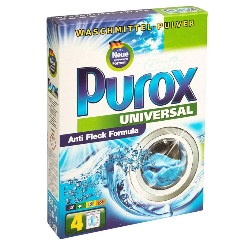 Стиральный порошок PUROX UNIVERSAL 335 г 950535 – фото, отзывы ...