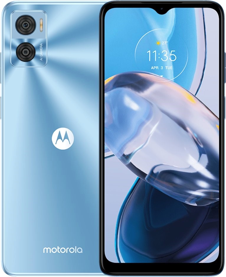 Мобильный телефон Motorola Moto E22 3/32GB Crystal Blue ...