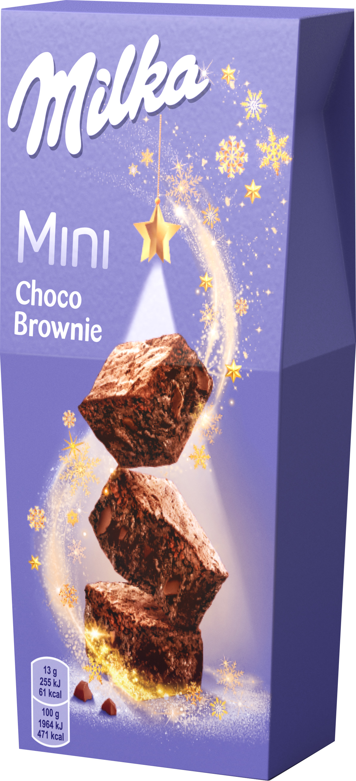 Пирожное бисквитное Milka Мини чоко брауни с кусочками молочного ...