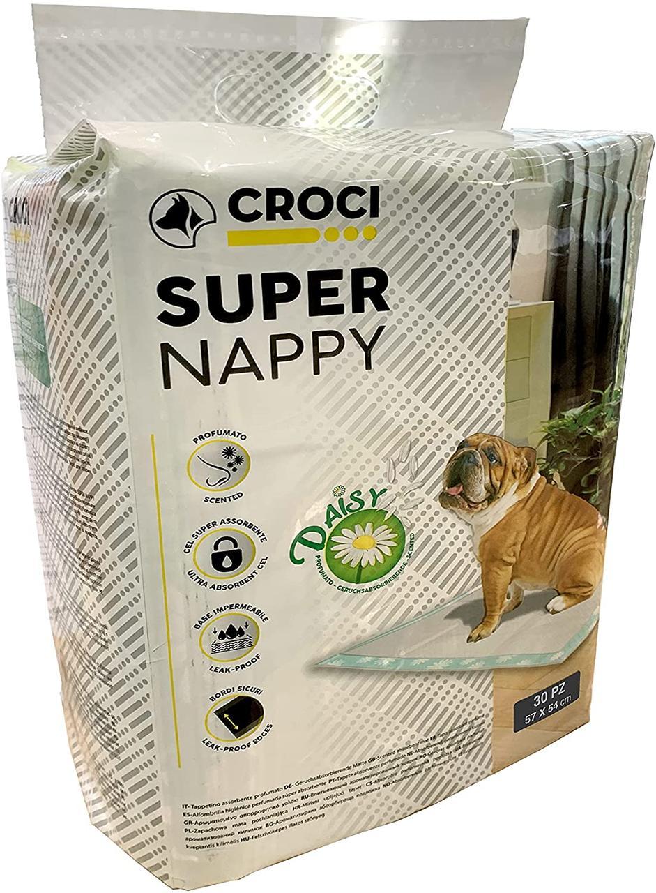 Пеленки для собак с ароматом ромашки Croci Super Nappy Daisy, 57х54см ...