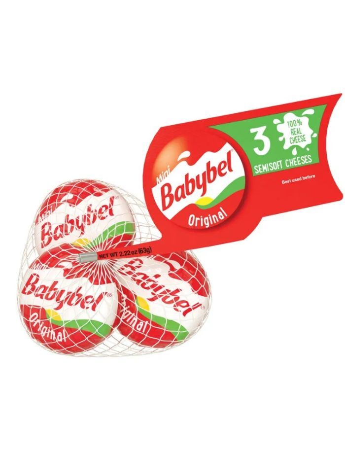 Купить Сыр Babybel Original мини бейби бель 45% сеточка 3шт от продавца ...