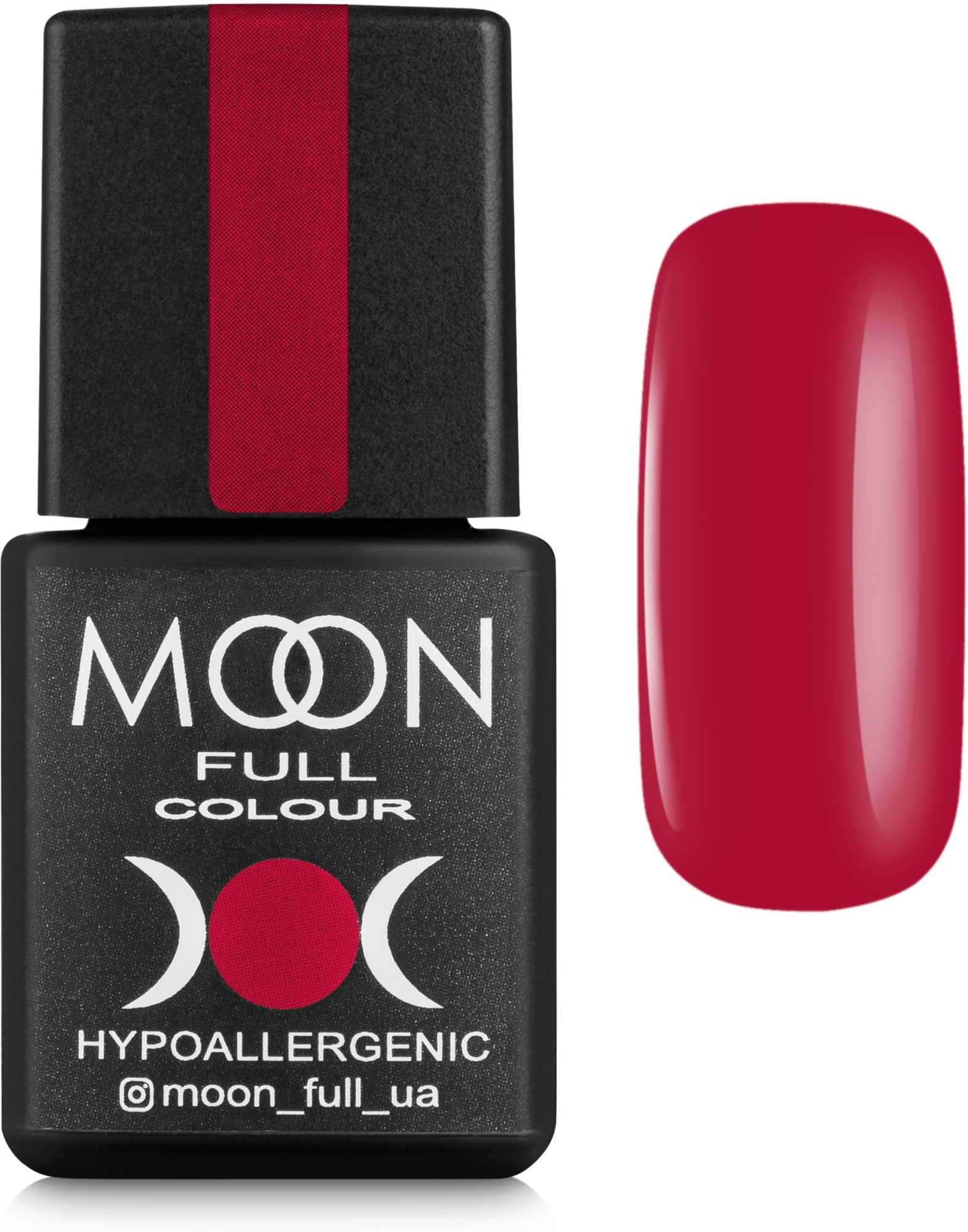 Гель-лак для ногтей Moon Full Color Gel Polish 138 - Клубнично-красный ...