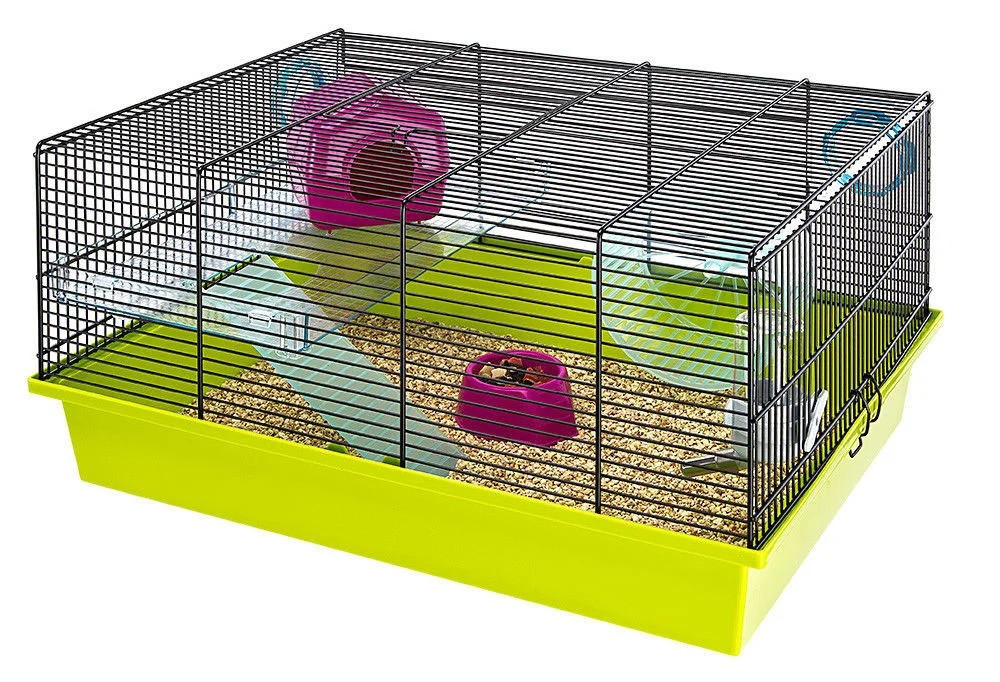 Клітина для хом'яків та гризунів Ferplast Milos Medium 50х35х25 см Зелена (57010517) від ...