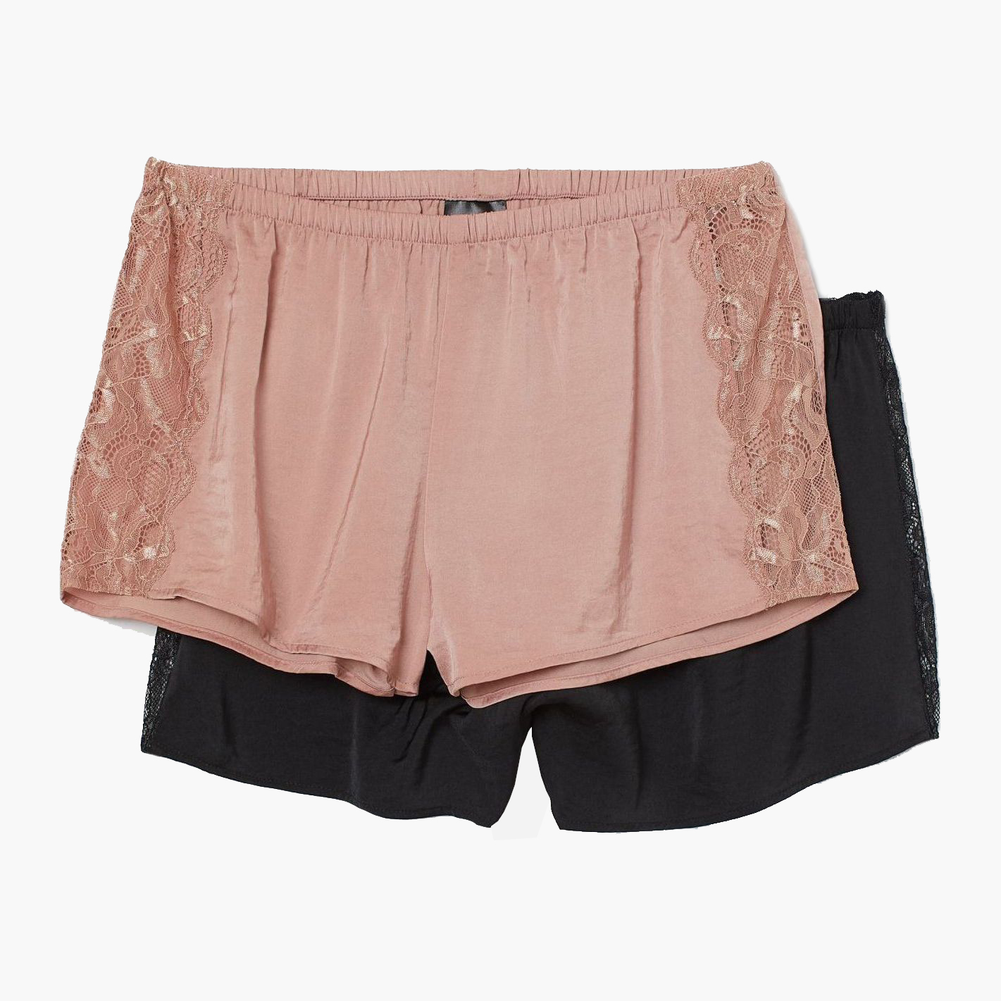 Набор пижамных шорт женский больших размеров H&M 0819048 XL (2 шт ...