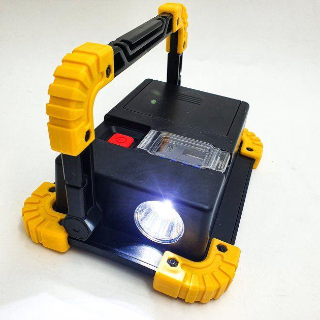 LL-802 Автономний переносний прожектор 20w COB+1W+Power Bank – фото, відгуки, характеристики в ...
