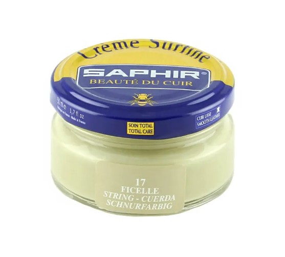 Увлажняющий крем для обуви Saphir Creme Surfine, цвет охра, 50 мл от ...