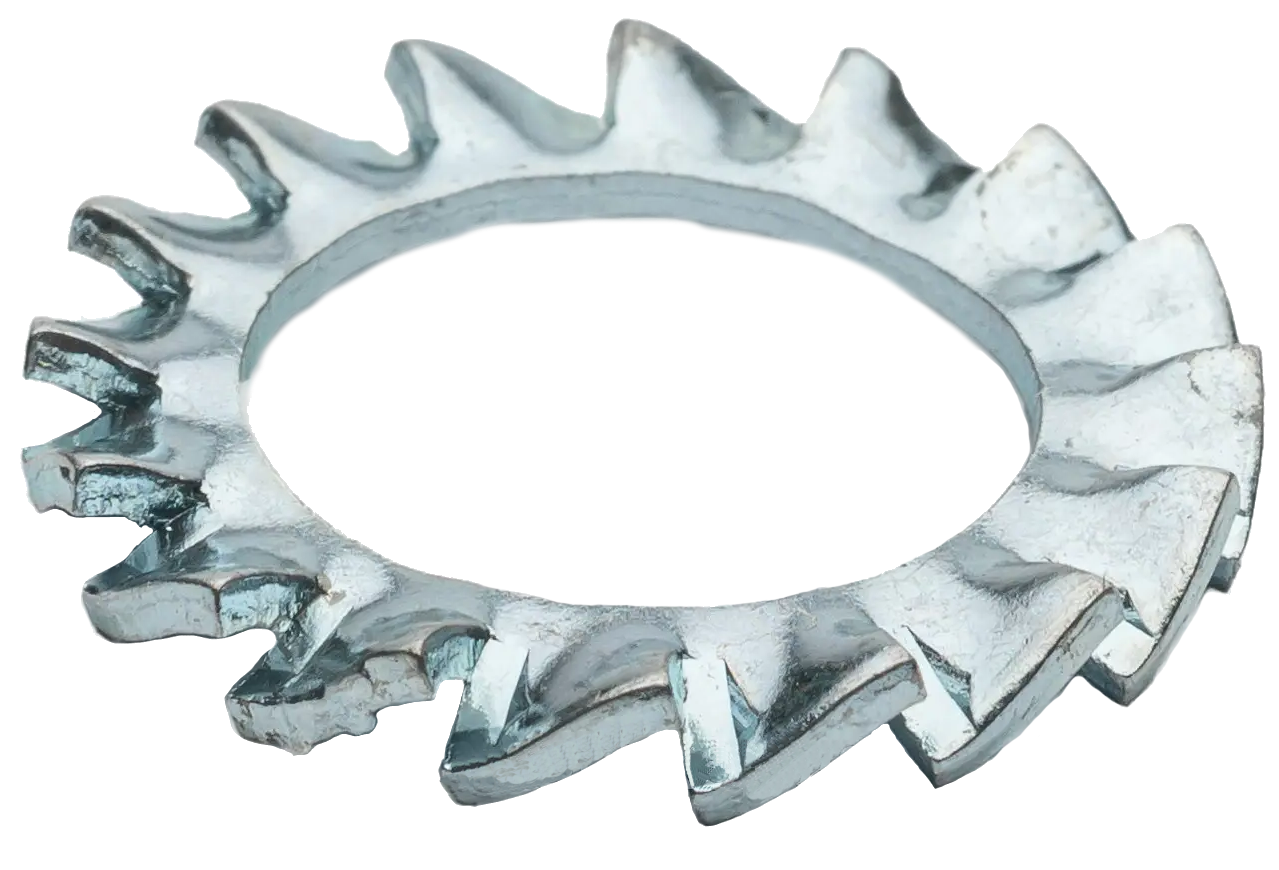 Шайба М14 DIN6798A стопорная с наружными зубцами цинк М Steelfix 200 шт ...