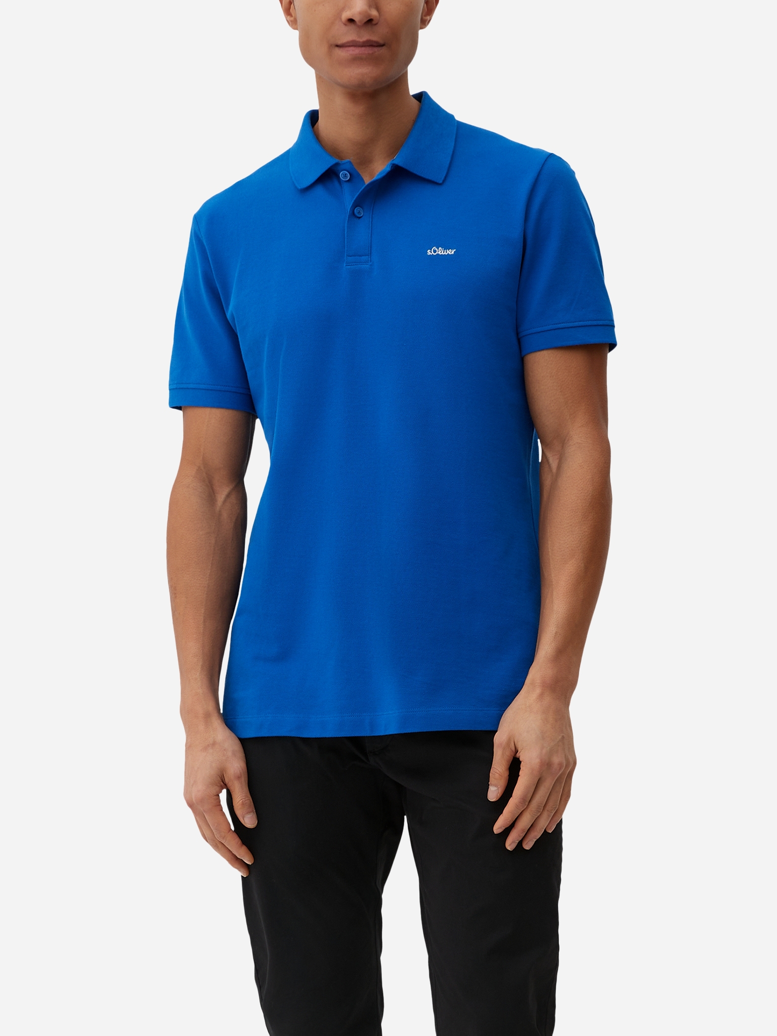 Поло s.Oliver 1312111-5534 L Blue (4099972652665) – в интернет-магазине ...