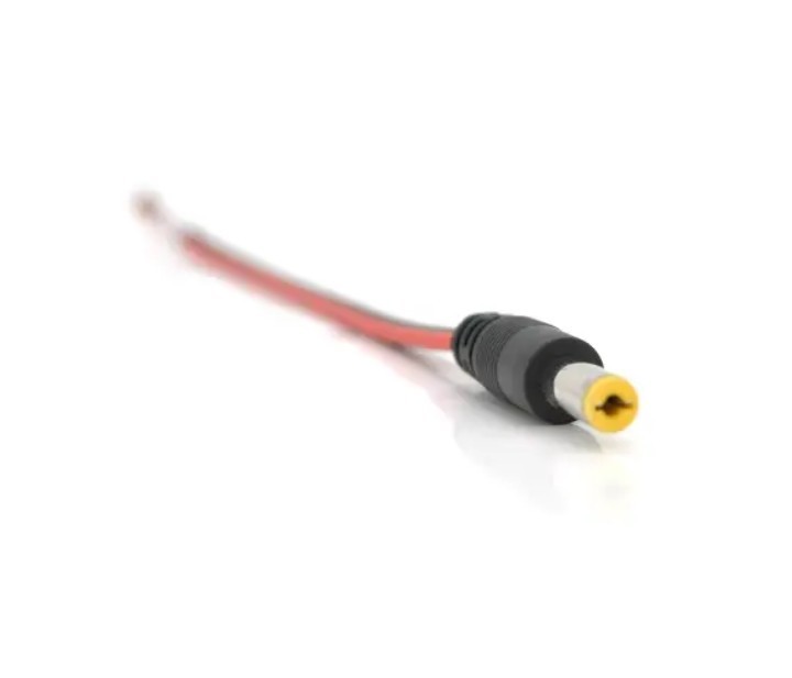 Разъем питания DC-M (D 5,5x2,1мм) => кабель длиной 25см black -red ...