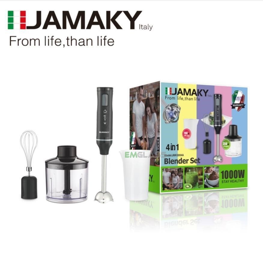 Блендер погружной 4 в 1 JAMAKY 3004A 1000W с венчиком чашей ...
