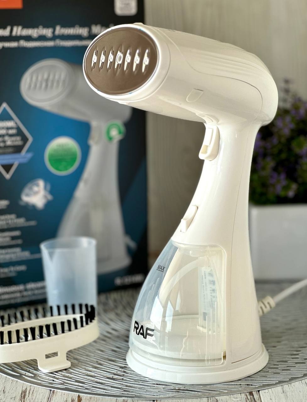 Ручний відпарювач для одягу RAF R.1214W потужність 1500Вт вертикальна парова праска Білий – фото ...
