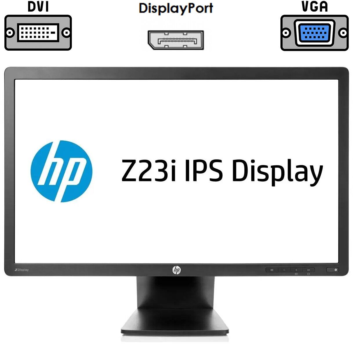 Монитор Б-класс HP Z23i / 23" (1920x1080) IPS / DVI, DisplayPort, VGA ...
