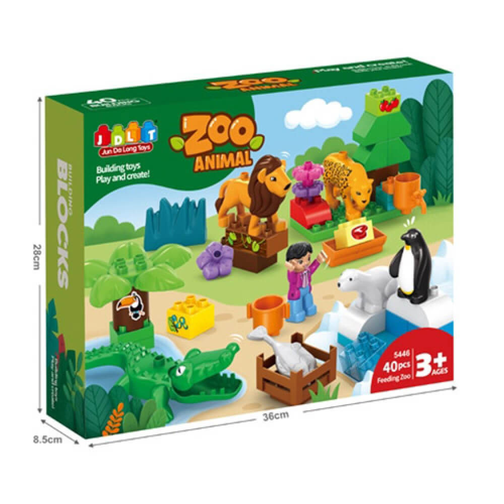 Конструктор «Зоопарк» тварини 40деталей JDLT 5446 JDLT (JDLT 5446) – низкие цены, кредит, оплата ...