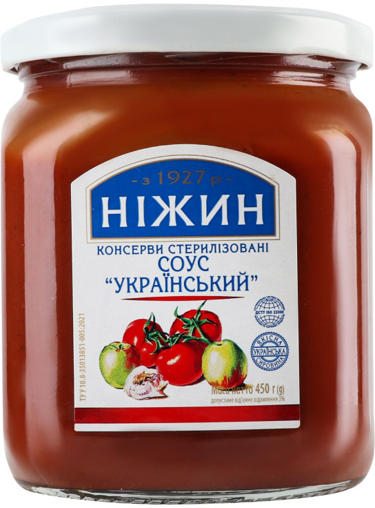 Соус Ніжин Украинский 450 г (4823006806560) – купить в интернет ...