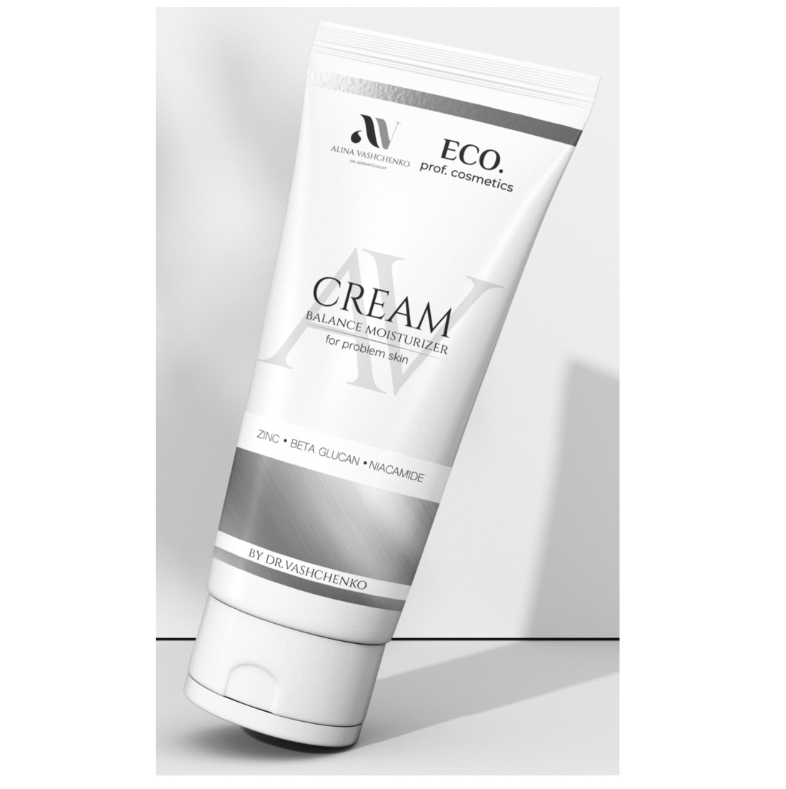 Крем Eco.prof.cosmetics с пробиотиками для жирной и нормальной кожи AV CREAM BALANCE MOISTURIZER ...