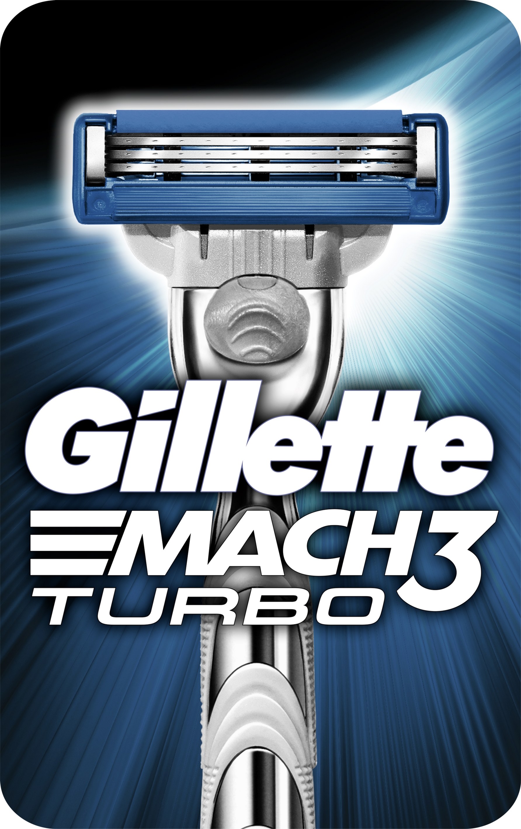 Станок для бритья мужской (Бритва) Gillette Mach3 Turbo с 1 сменным ...