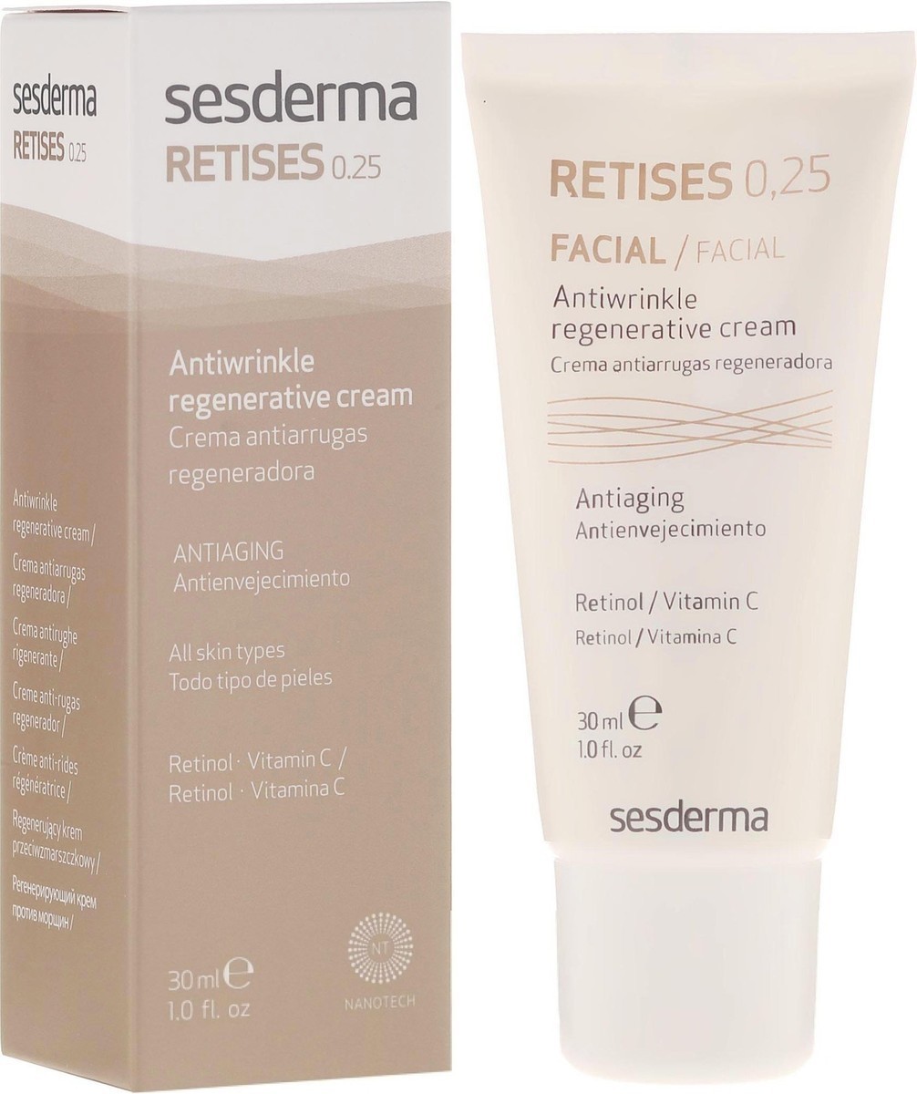 Sesderma Retises 0,25% Antiwrinkle Cream Forte - Відновлюючий нічний ...