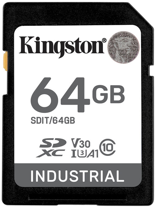 Карта памяти Kingston SDHC 64GB Industrial Class 10 UHS-I U3 V30 А1 ...
