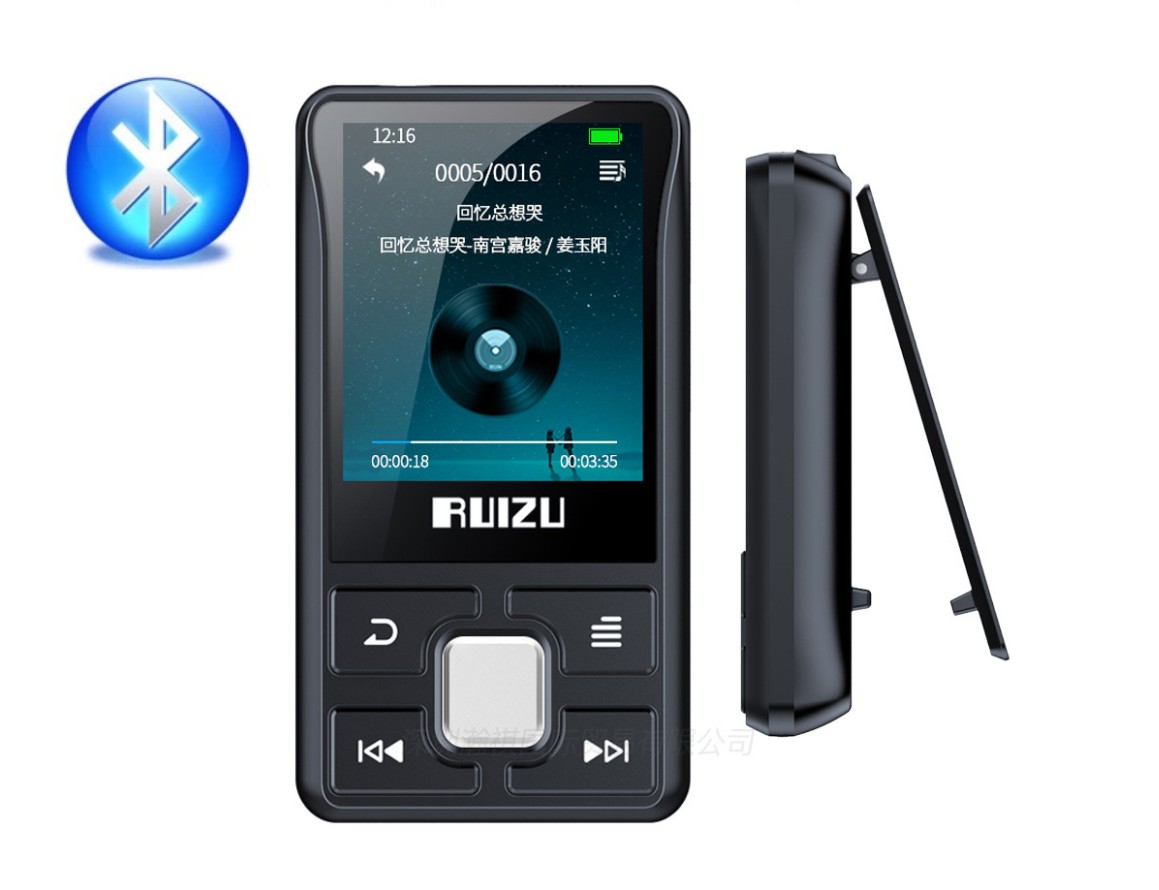 MP3 плеєр Ruizu X55 Bluetooth Hi-Fi 8Gb з кліпсою – фото, відгуки ...