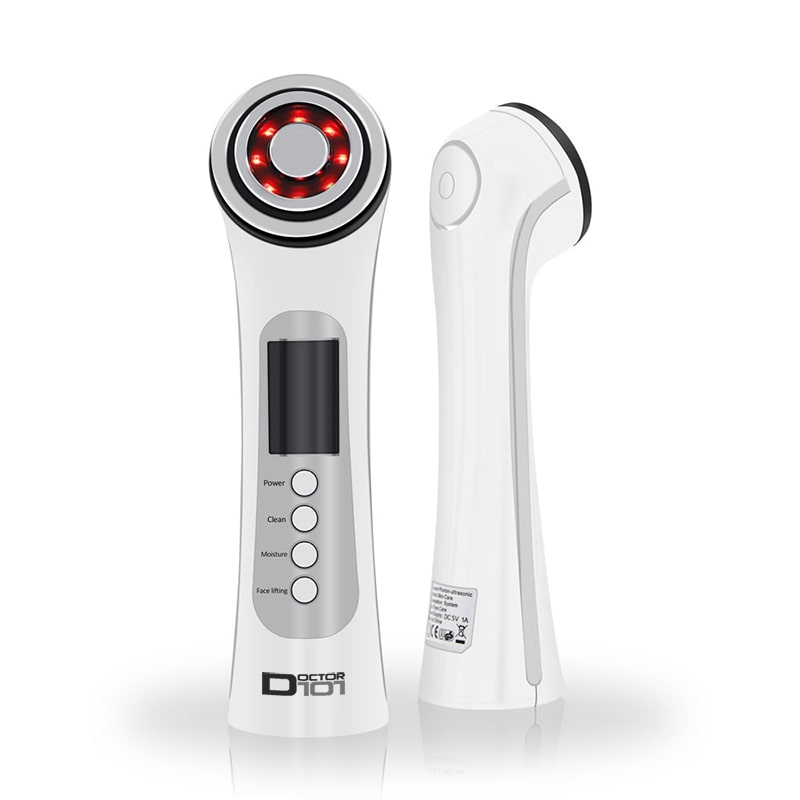 Массажер для лица микротоковый Doctor-101 + RF лифтинг + EMS стимулятор ...