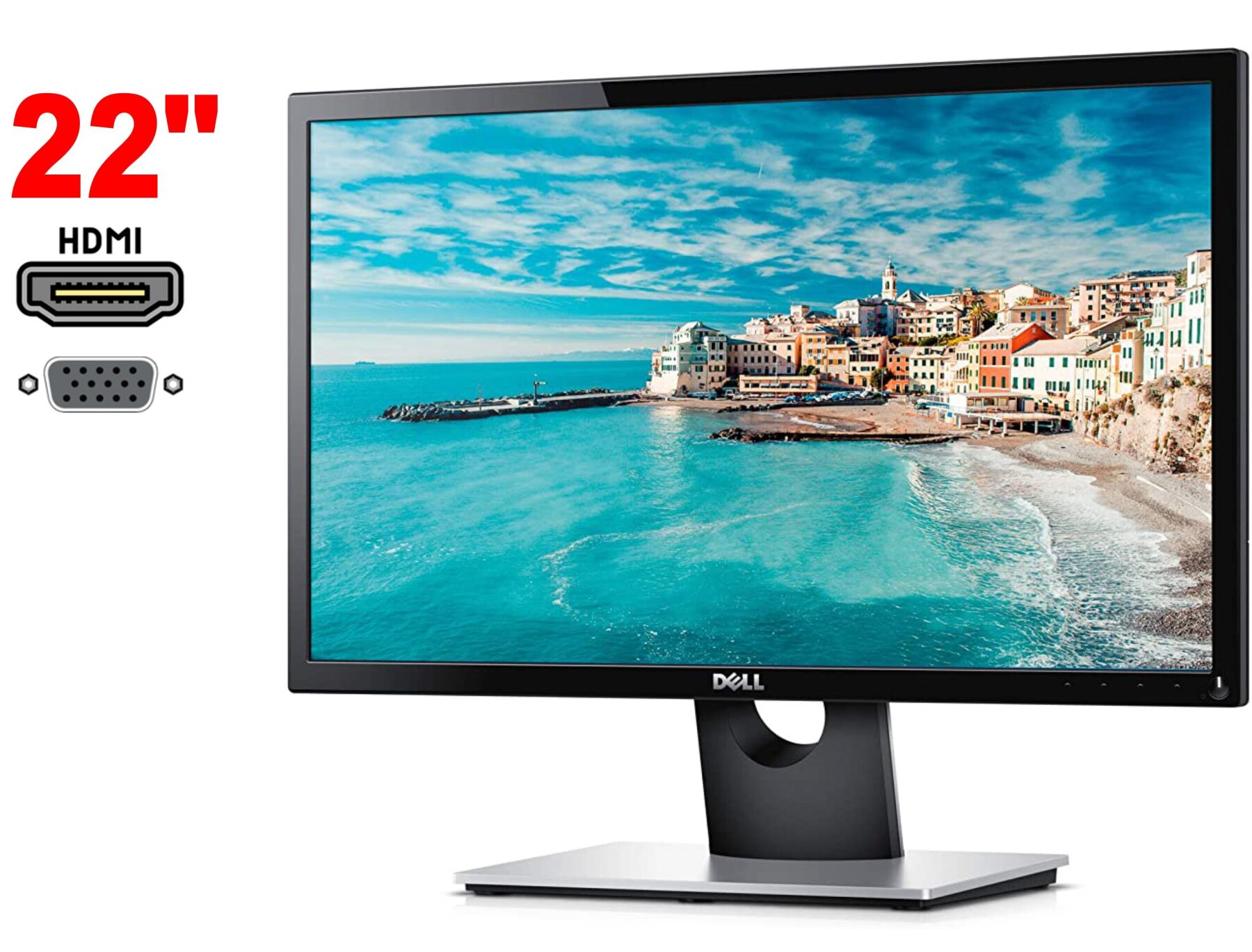 Монітор Dell SE2216H / 22" (1920x1080) IPS / 1x HDMI, 1x VGA б/в – фото ...