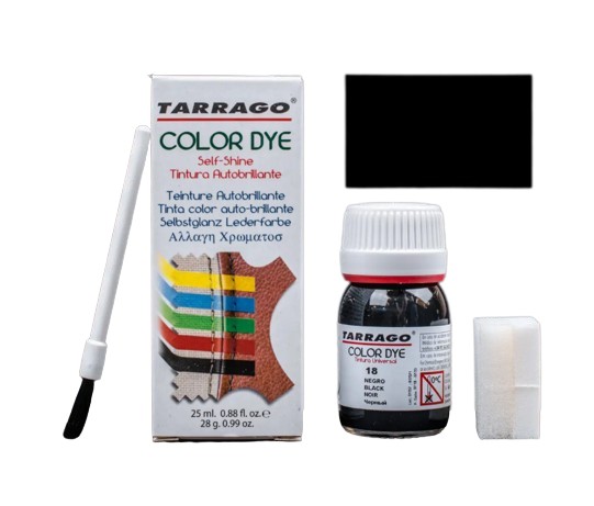 Краска для кожи Tarrago Color Dye, черная, 25 мл от продавца: Semdem ...