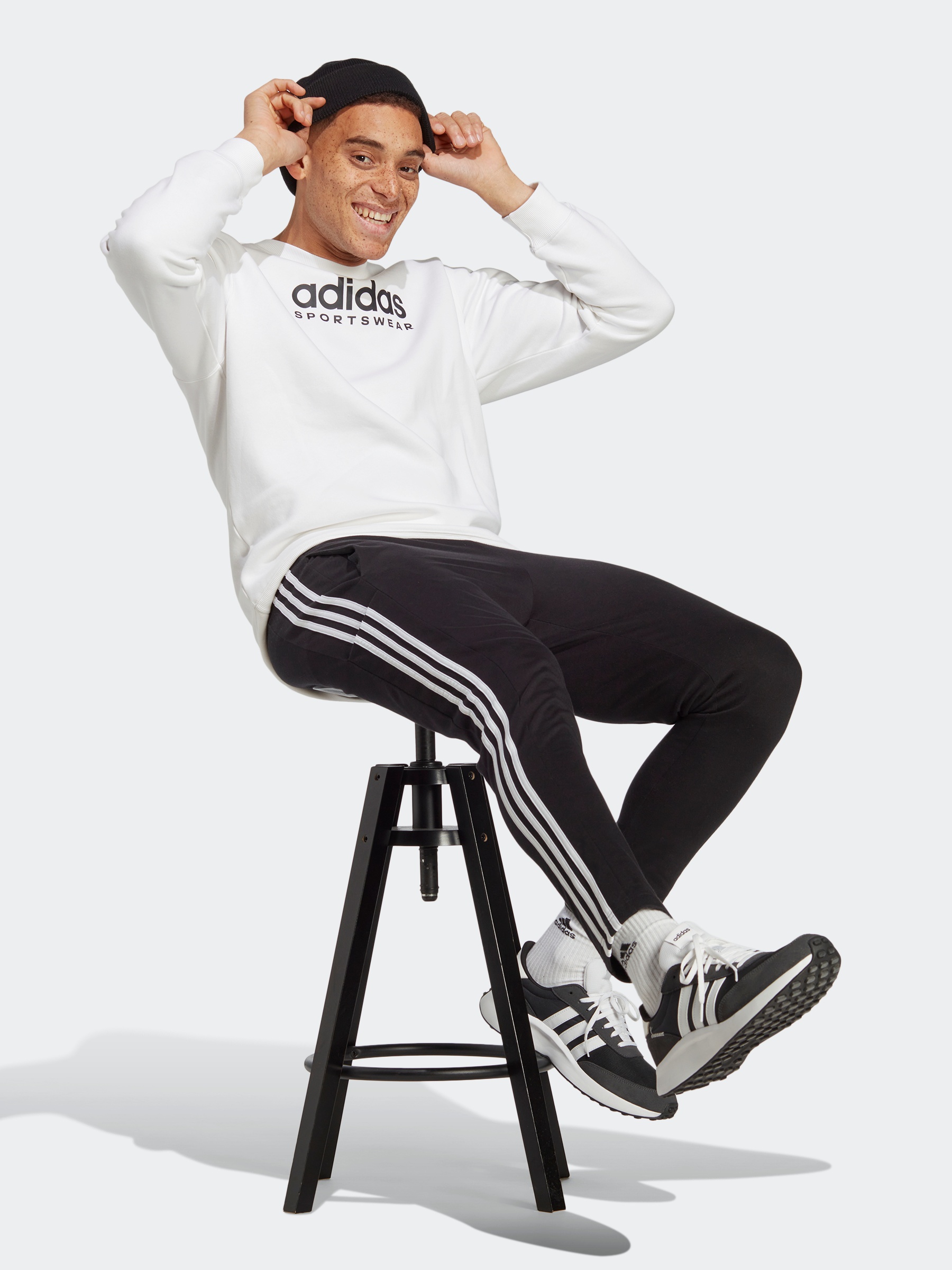 Спортивные штаны мужские Adidas Sportswear M 3S Sj To Pt IC0044 S Black ...