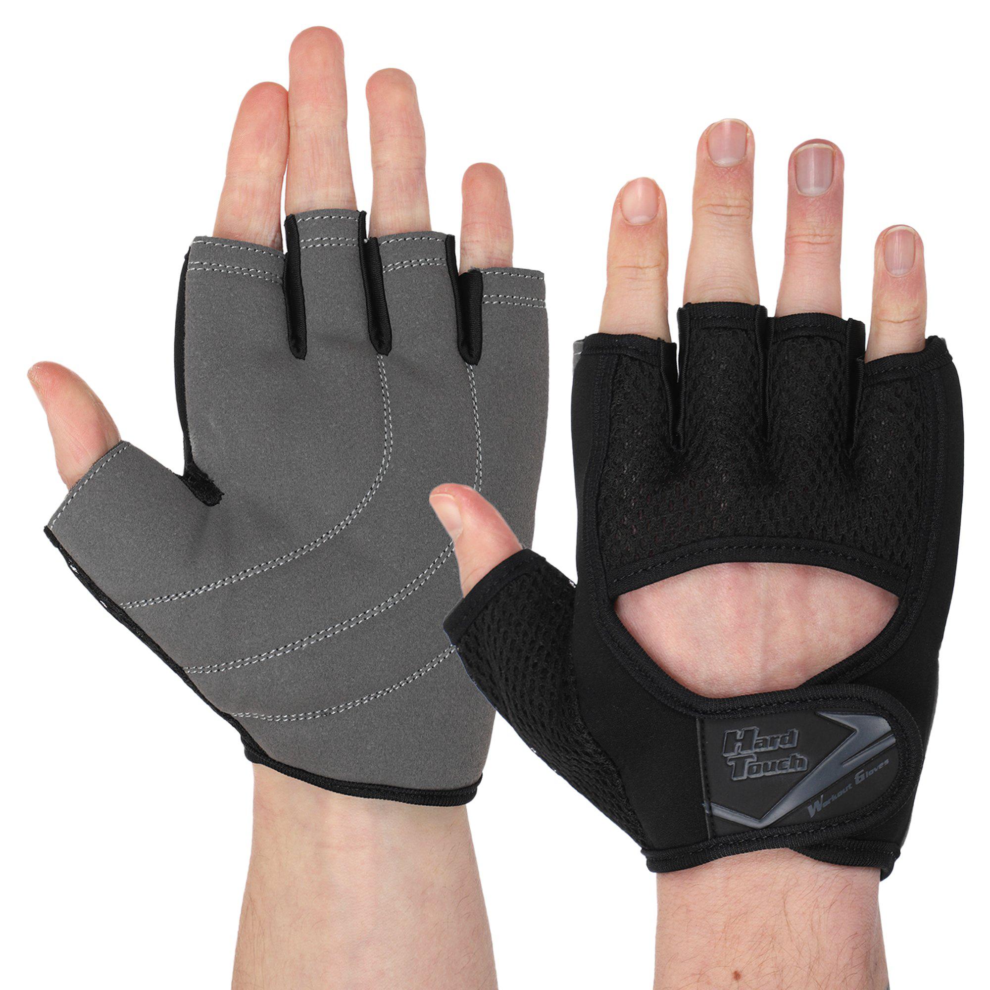 Перчатки для фитнеса HARD TOUCH FG-9529 S черный – фото, отзывы ...