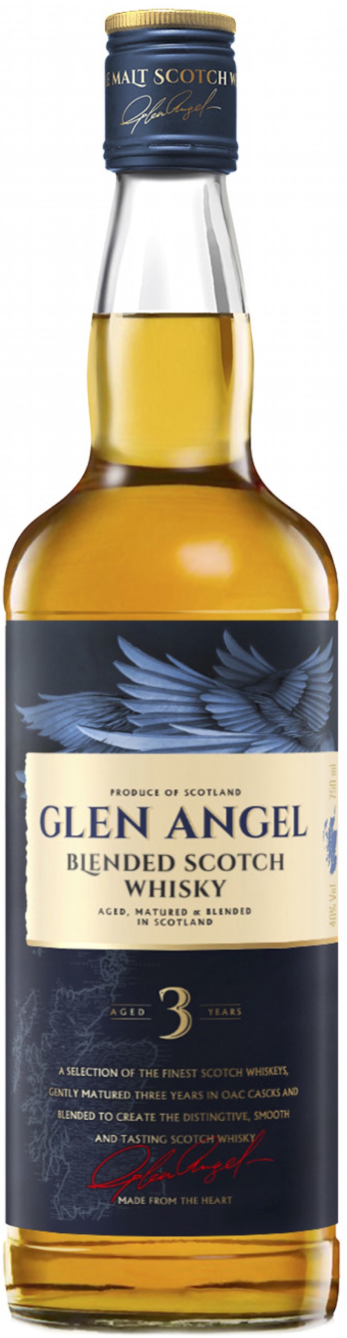 Віскі Glen Angel Blended Scotch Whisky 0.7 л 40% (3701312800261 ...