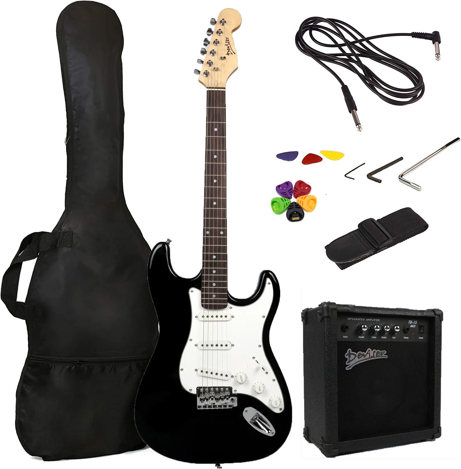 Электрогитара Deviser L-G1 ST BK (комплект) – отзывы покупателей | ROZETKA