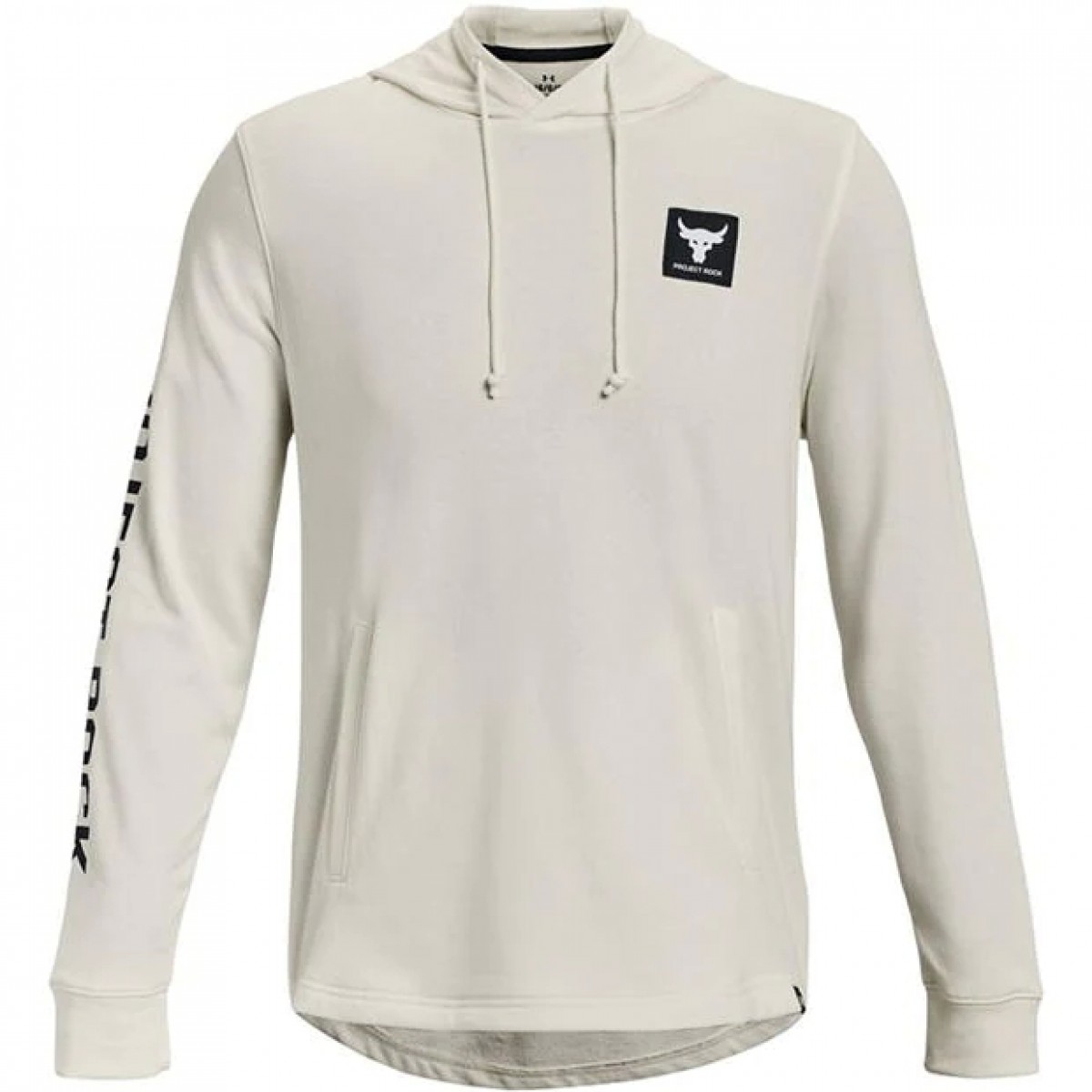 Худи Under Armour Project Rock Terry Ivory/Black, S (44) (11805812) от ...