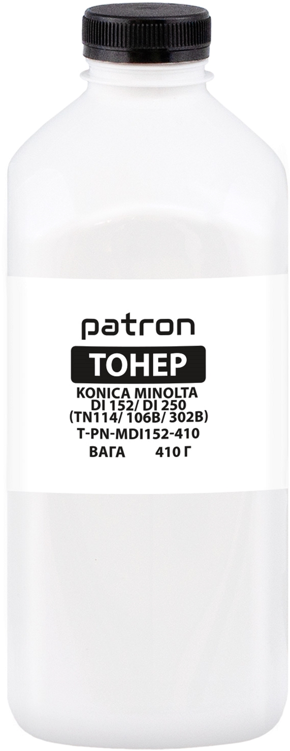 Тонер Patron Konica Minolta Di 152 410 г Black (PN-MDI152-410) – фото ...