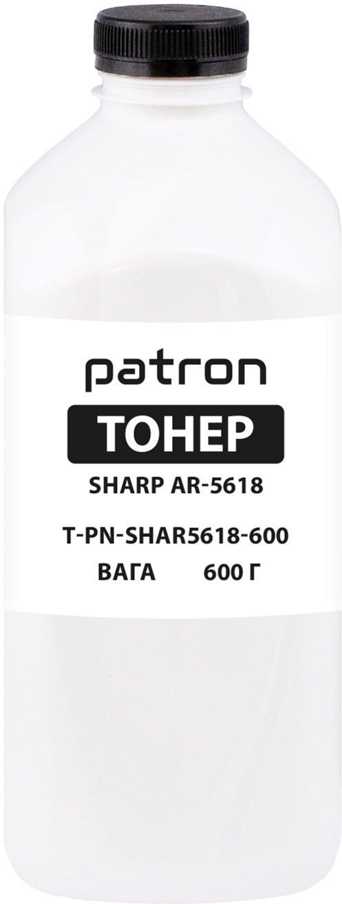 Тонер Patron Sharp AR-5618 600 г Black (PN-SHAR5618-600) – фото, отзывы, характеристики в ...