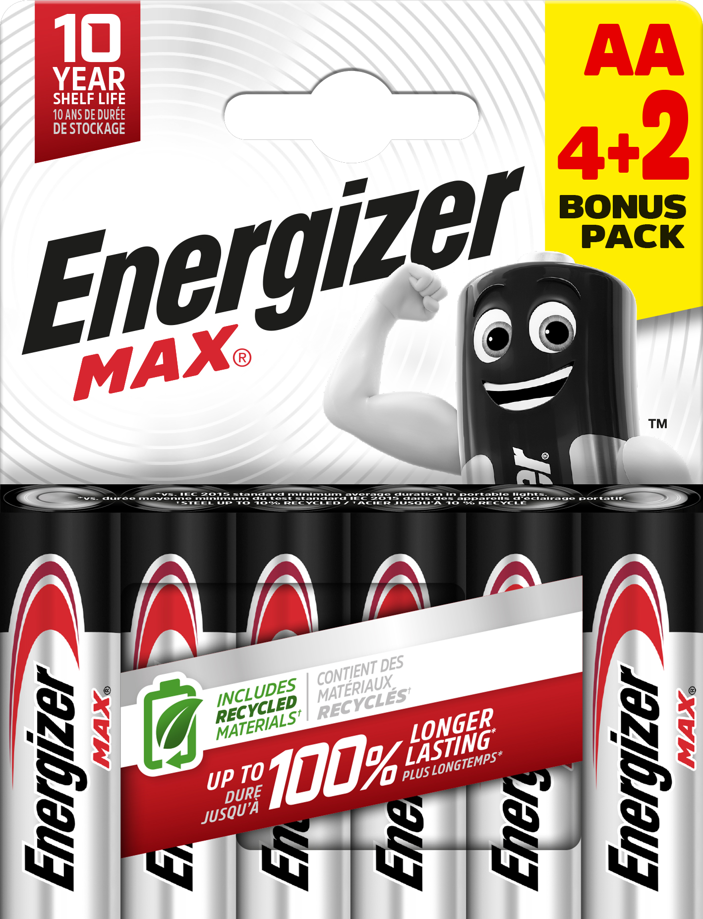 Батарейки Energizer Max AA 4+2 шт (6429521) – фото, отзывы ...