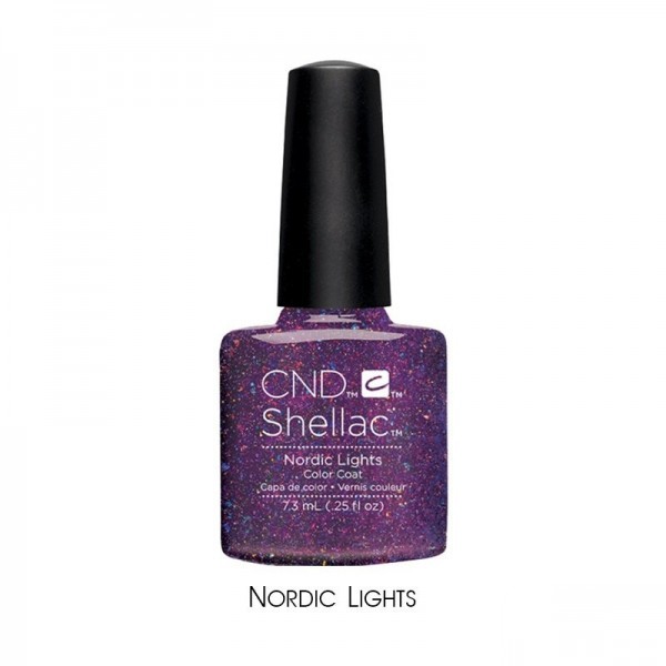 Гель-лак CND Shellac Aurora Nordic Lights бордово-фиолетовый 7.3 мл ...
