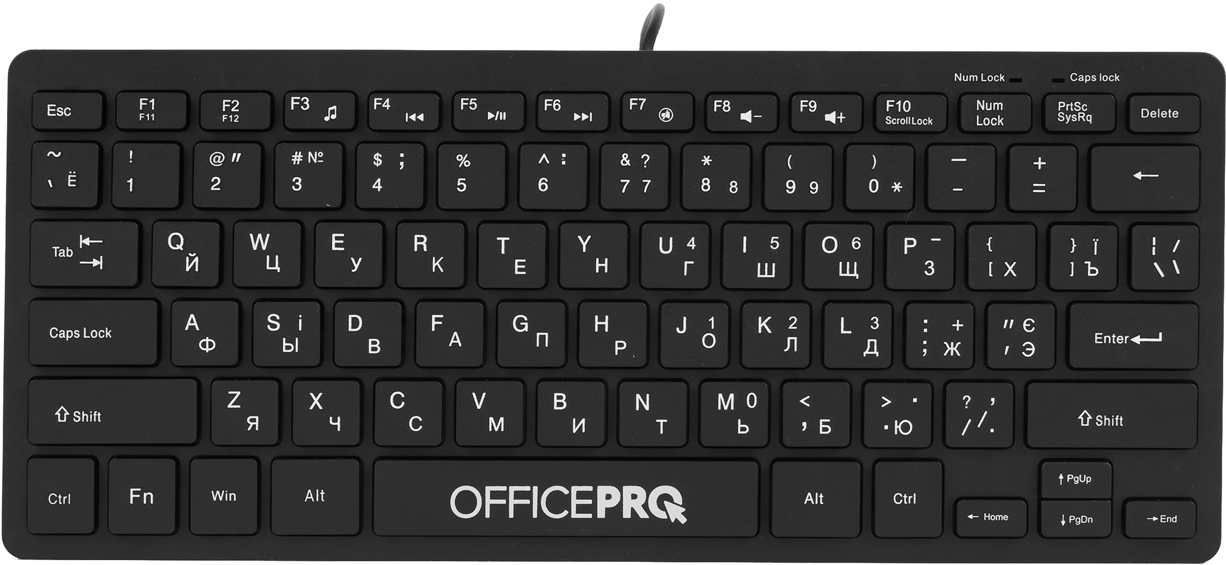 Клавиатура проводная OfficePro SK240 USB Black – фото, отзывы ...