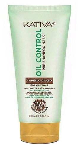 Маска перед шампунем Kativa Oil Control Pre-Shampoo Mask 200 мл ...