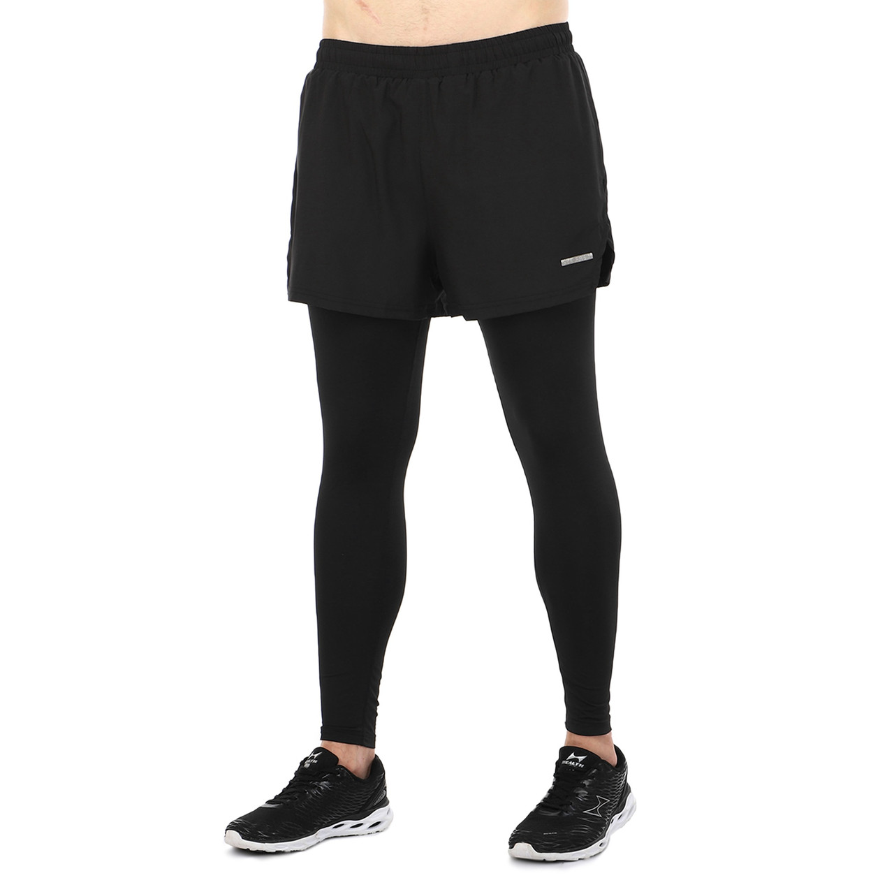 Мужские тайтсы с шортами компрессионные тайтсы Zelart Fit B64C размер ...